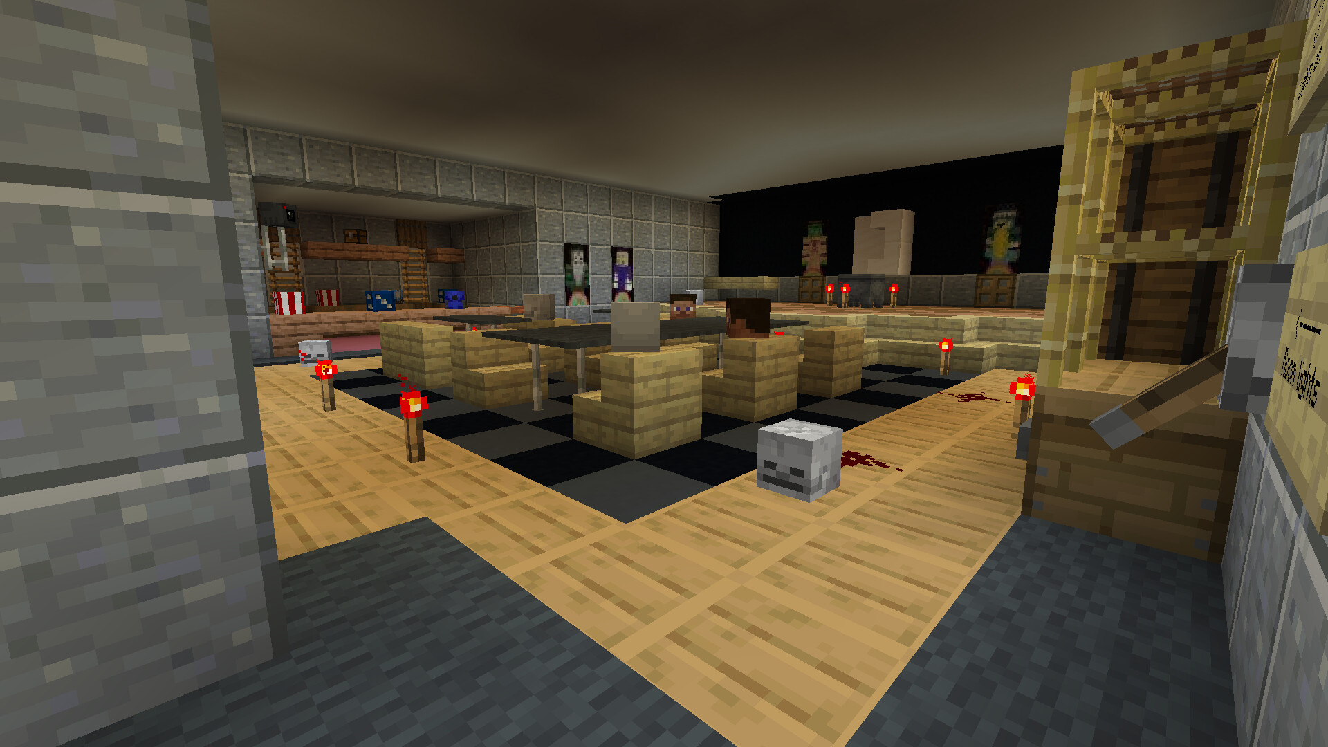 Gizzy Gazza's Willy's Wonderland + Fnaf Rolplay Map Minecraft Map