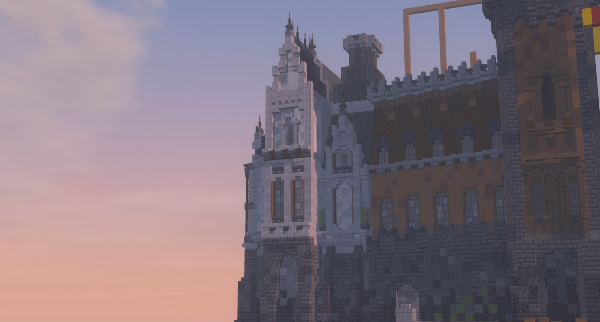 Castle Design (20% Complete) Minecraft Map