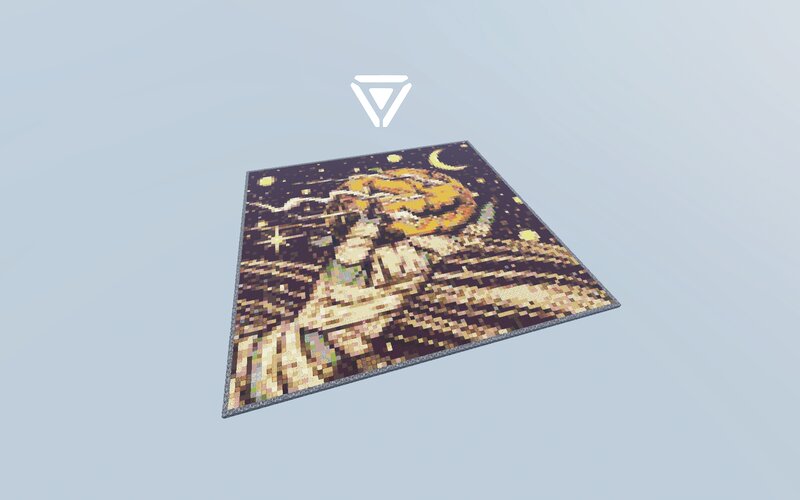 K4 Pixelart Halloween arena map [FREE DOWNLOAD] Minecraft Map