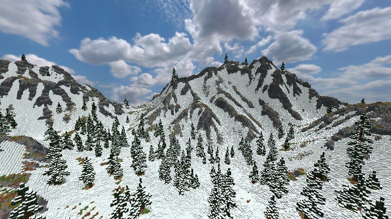 1500𝙭1500 | 𝙎𝙣𝙤𝙬𝙮 𝙏𝙚𝙧𝙧𝙖𝙛𝙤𝙧𝙢𝙞𝙣𝙜 | DOWNLOAD | Minecraft Map