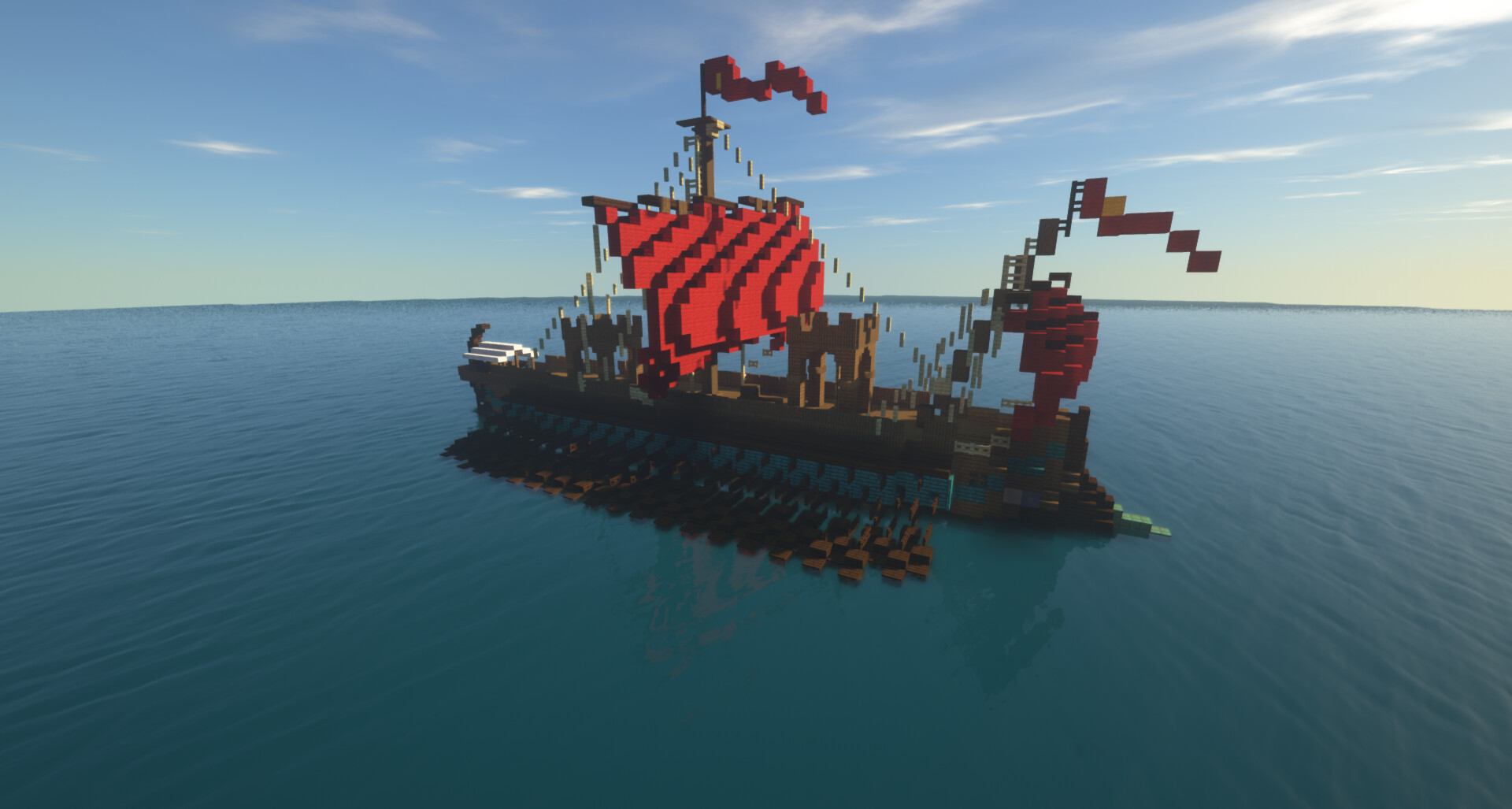 Ancient Ship Quinquereme "Arigon" Minecraft Map
