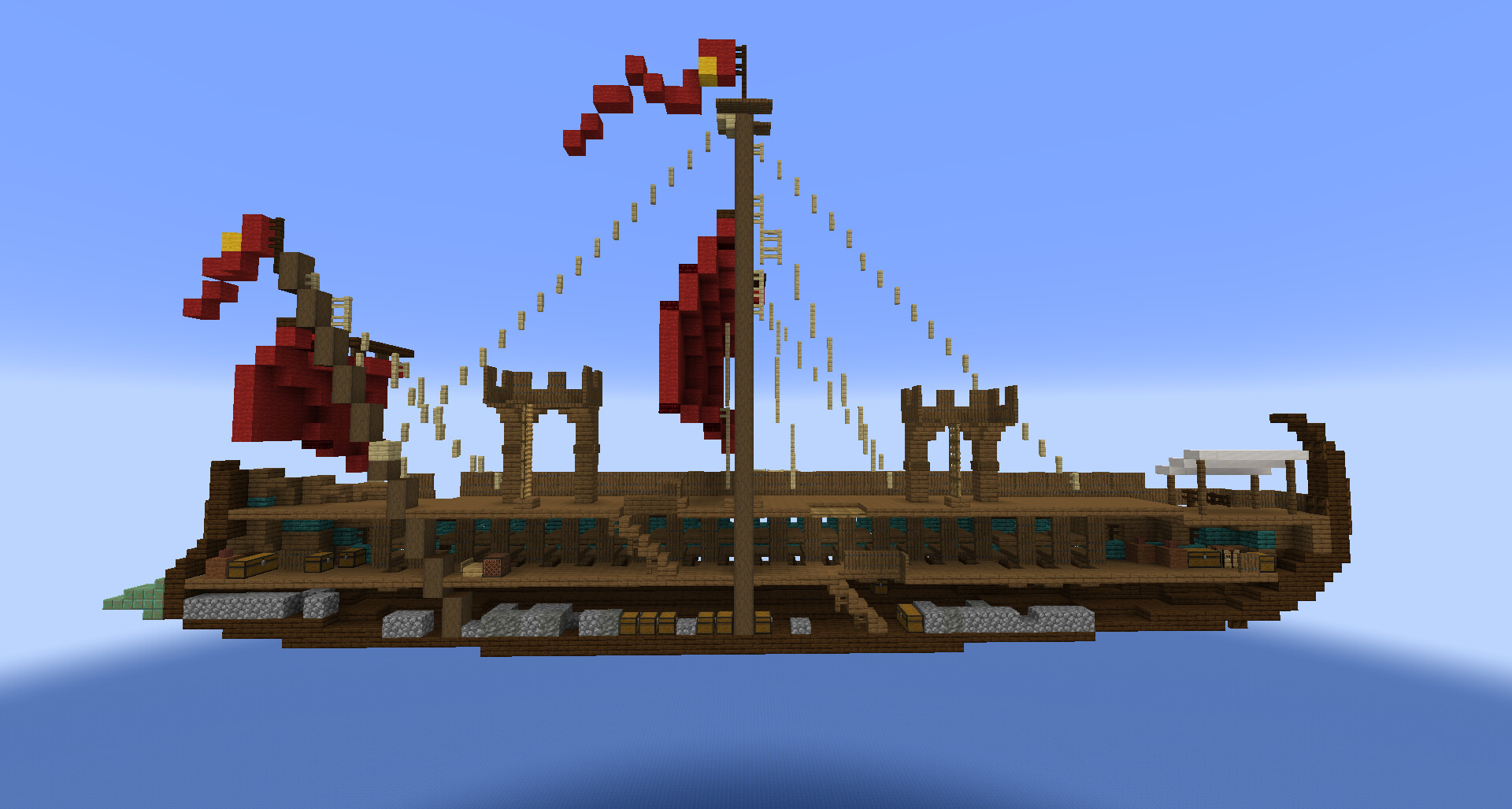 Ancient Ship Quinquereme "Arigon" Minecraft Map
