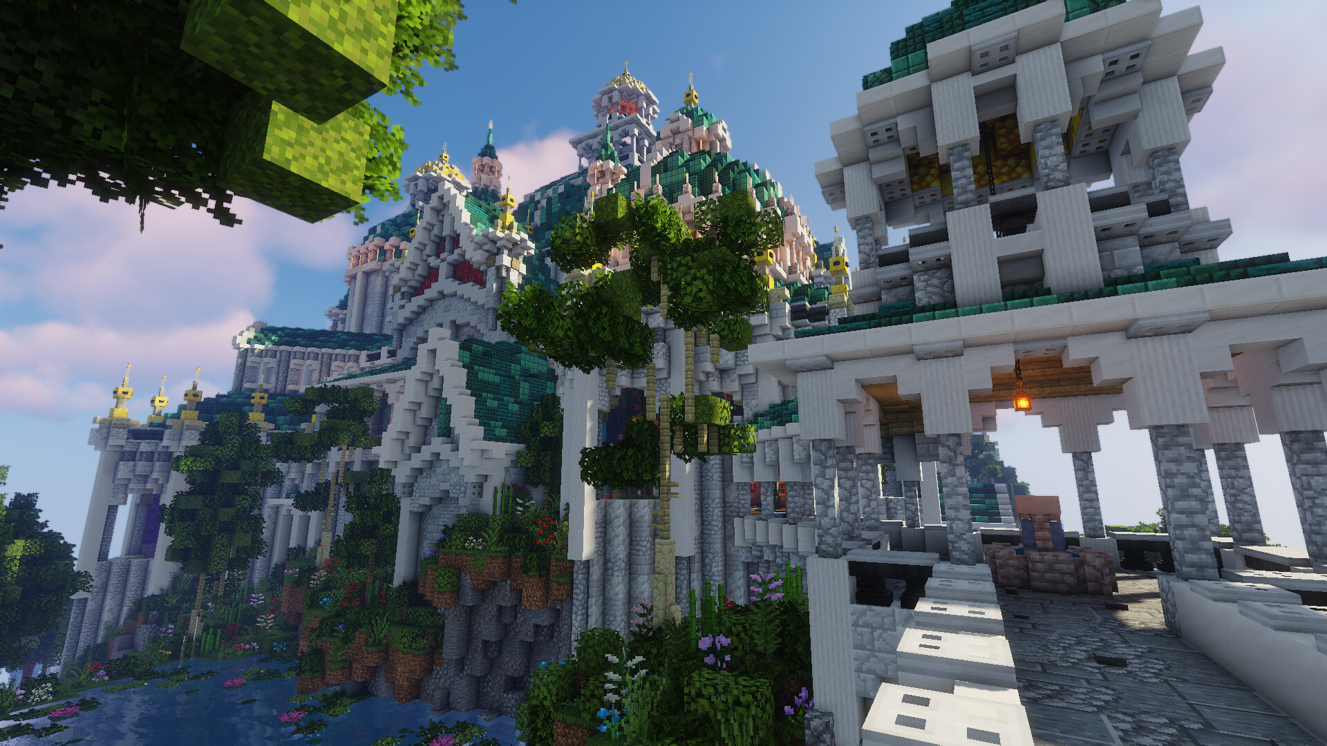 The Luminion Palace - High elf Palace - Fables and Fantasy RP Minecraft Map