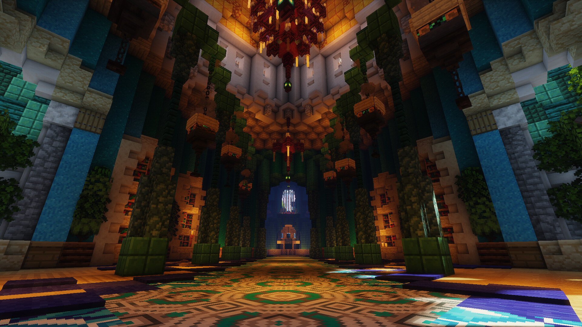 The Luminion Palace - High elf Palace - Fables and Fantasy RP Minecraft Map