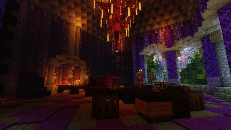 The Luminion Palace - High elf Palace - Fables and Fantasy RP Minecraft Map