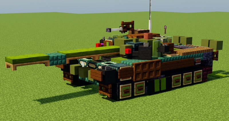 T-90A (1.5:1 Scale) Minecraft Map