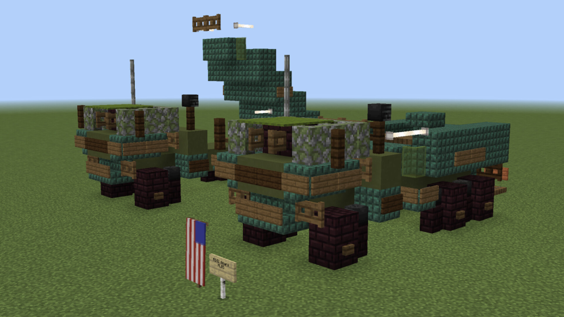 1.5:1 scale M142 High Mobility Artillery Rocket System (HIMARS) Minecraft Map
