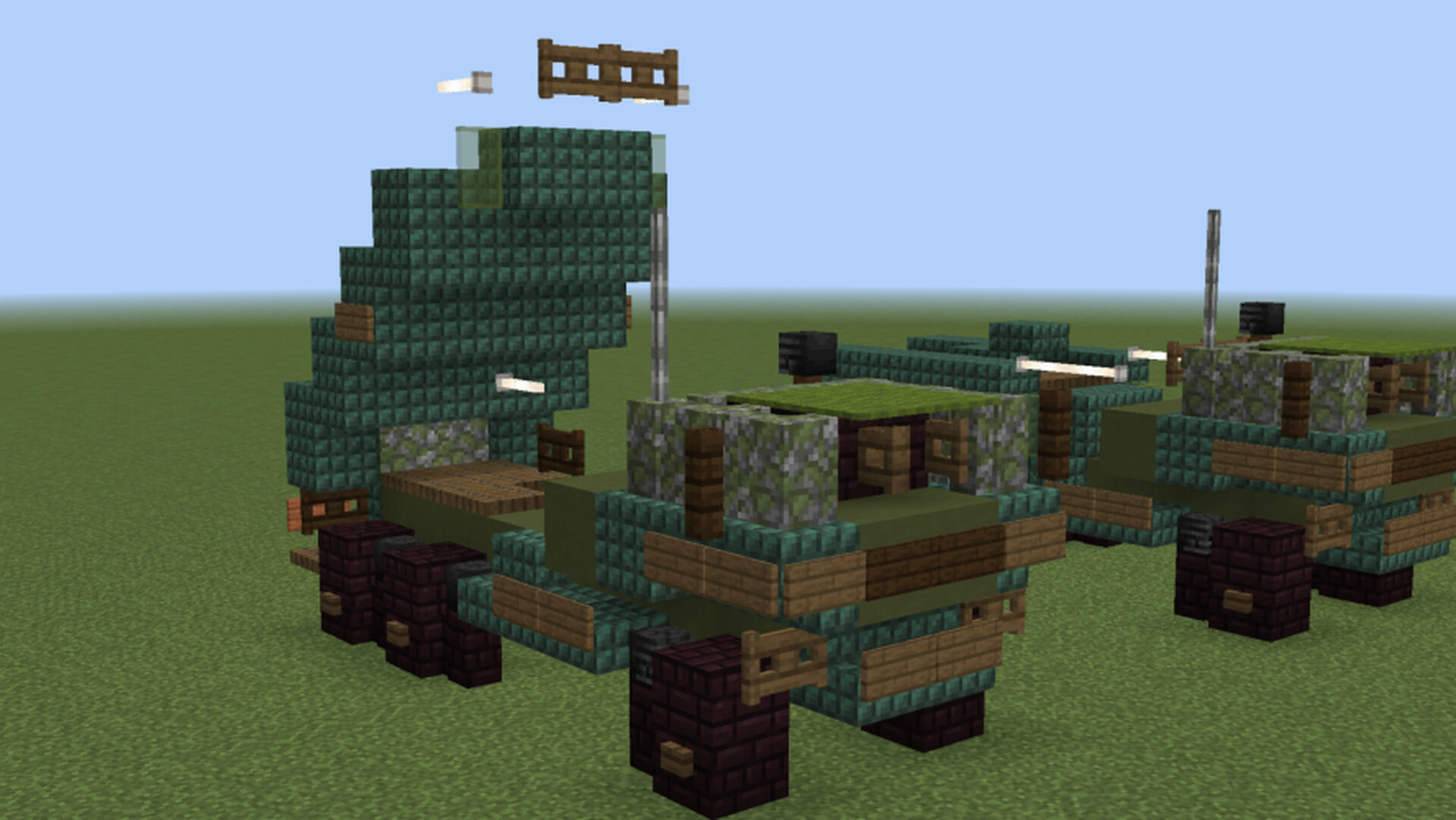 1.5:1 scale M142 High Mobility Artillery Rocket System (HIMARS) Minecraft Map