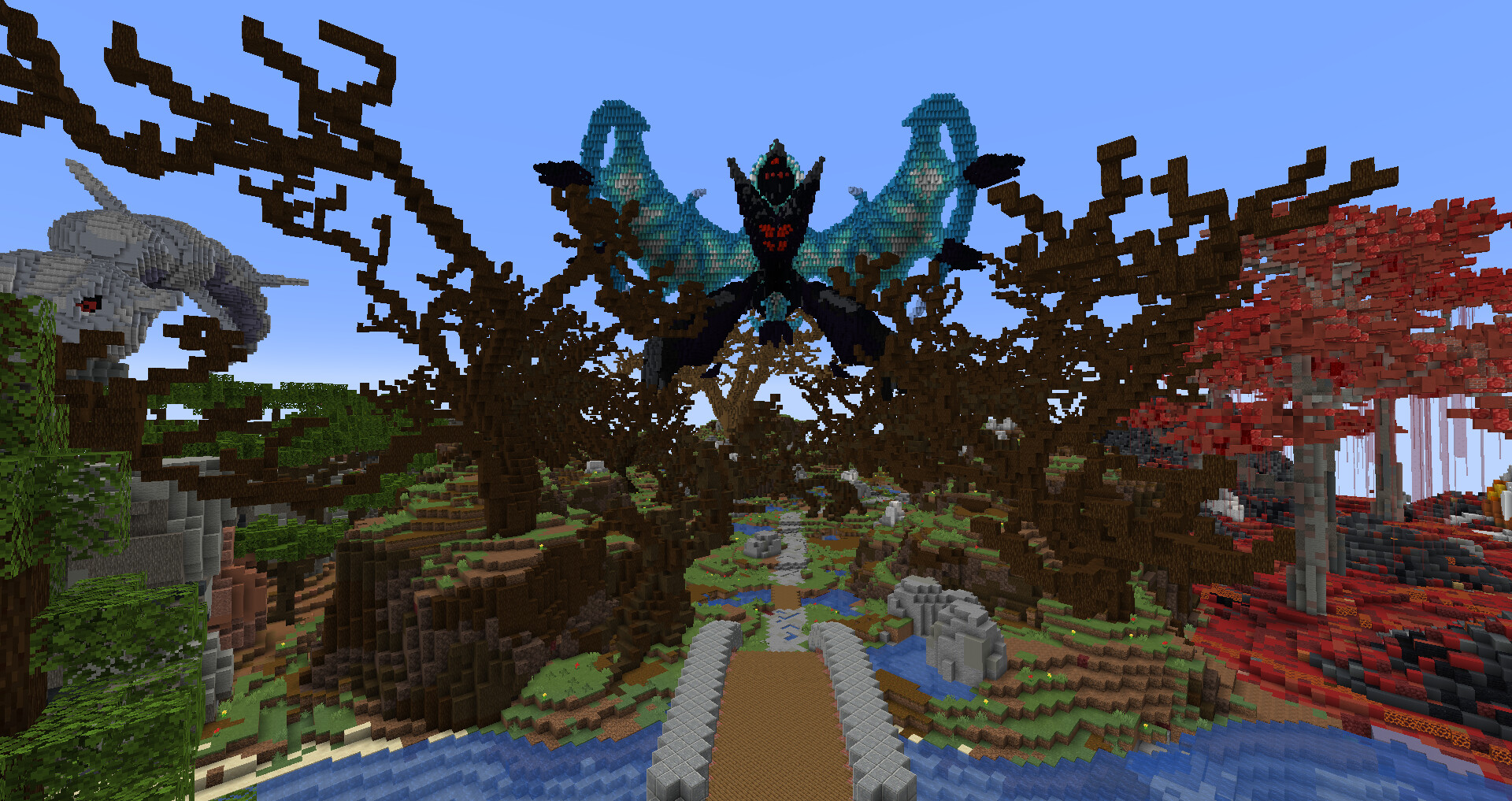 Amazing map Pixelmon Safari - SAFARI 1000x1000 Minecraft Map