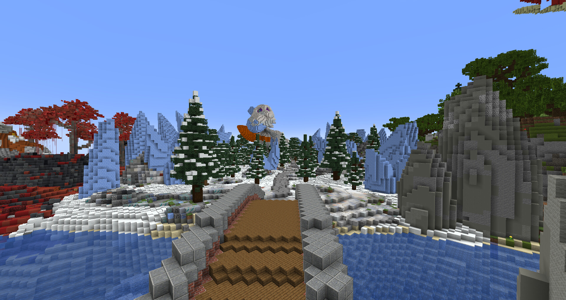 Amazing map Pixelmon Safari - SAFARI 1000x1000 Minecraft Map