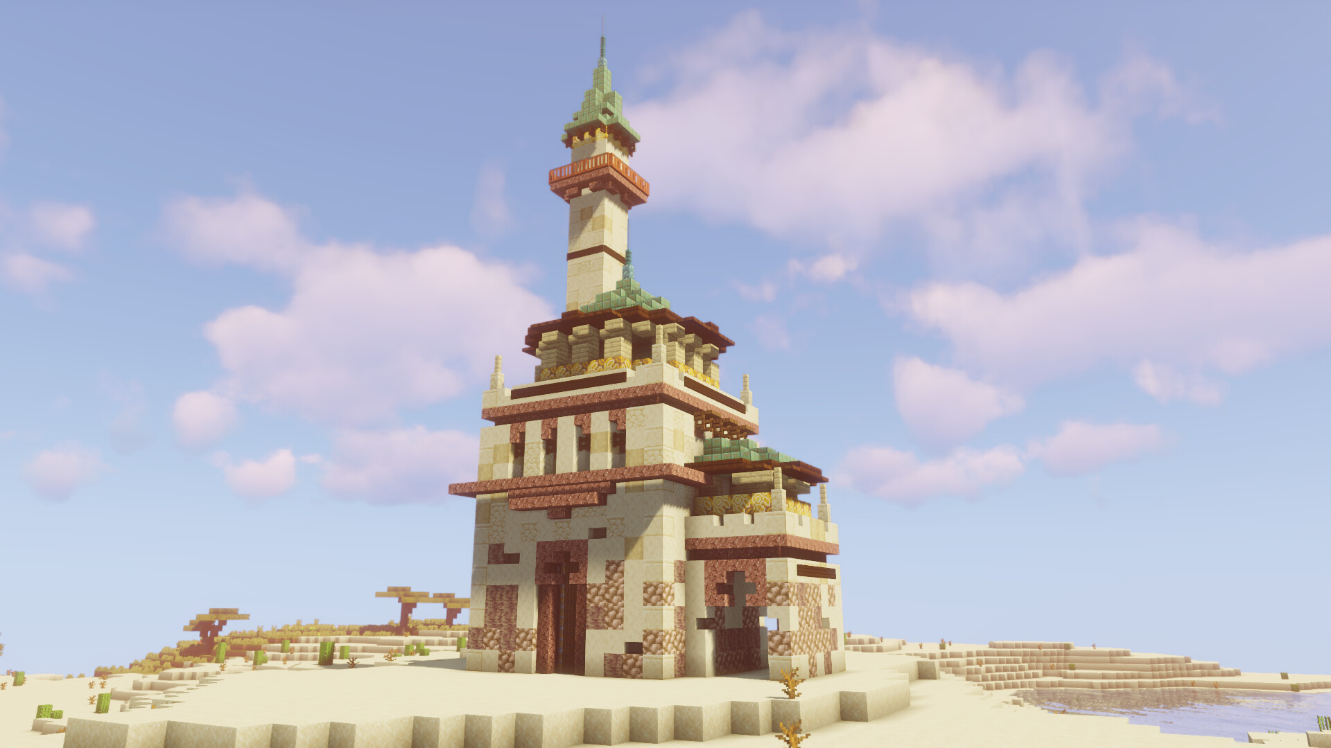 Mosque of the desert Minecraft Map