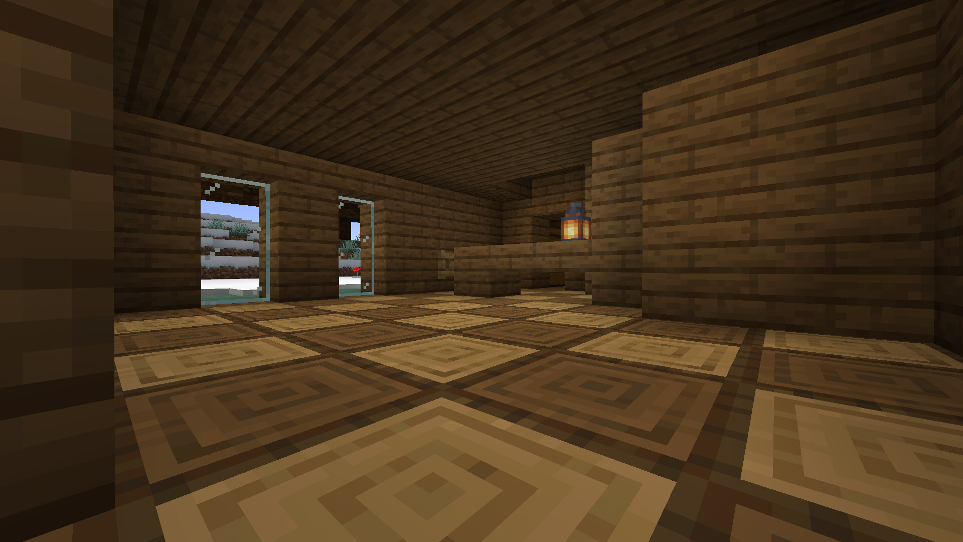 Snowy Town Minecraft Map