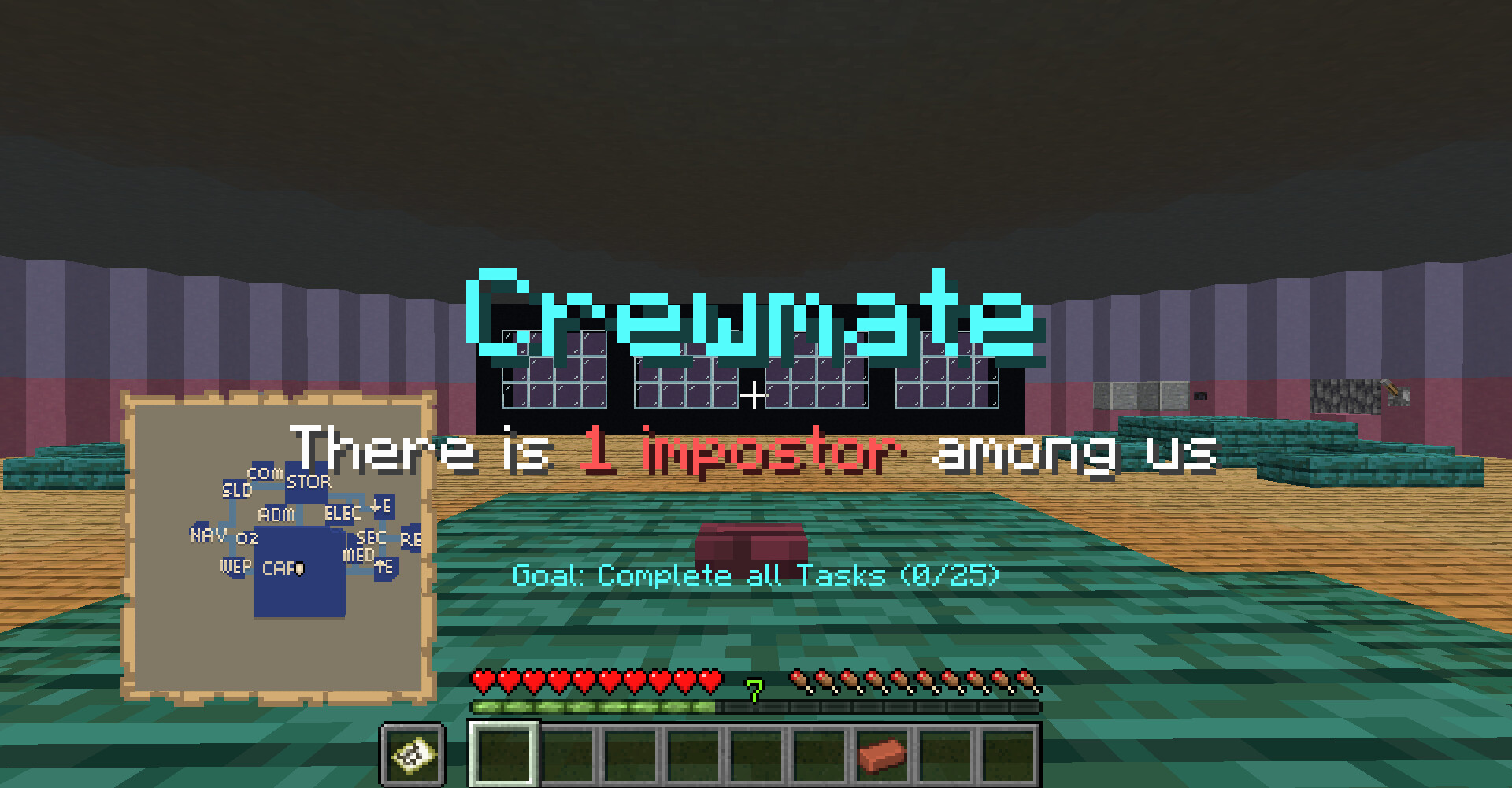 Sus-Craft: a Fully Functional "Among Us" Recreation (UP TO 8 PLAYERS ...