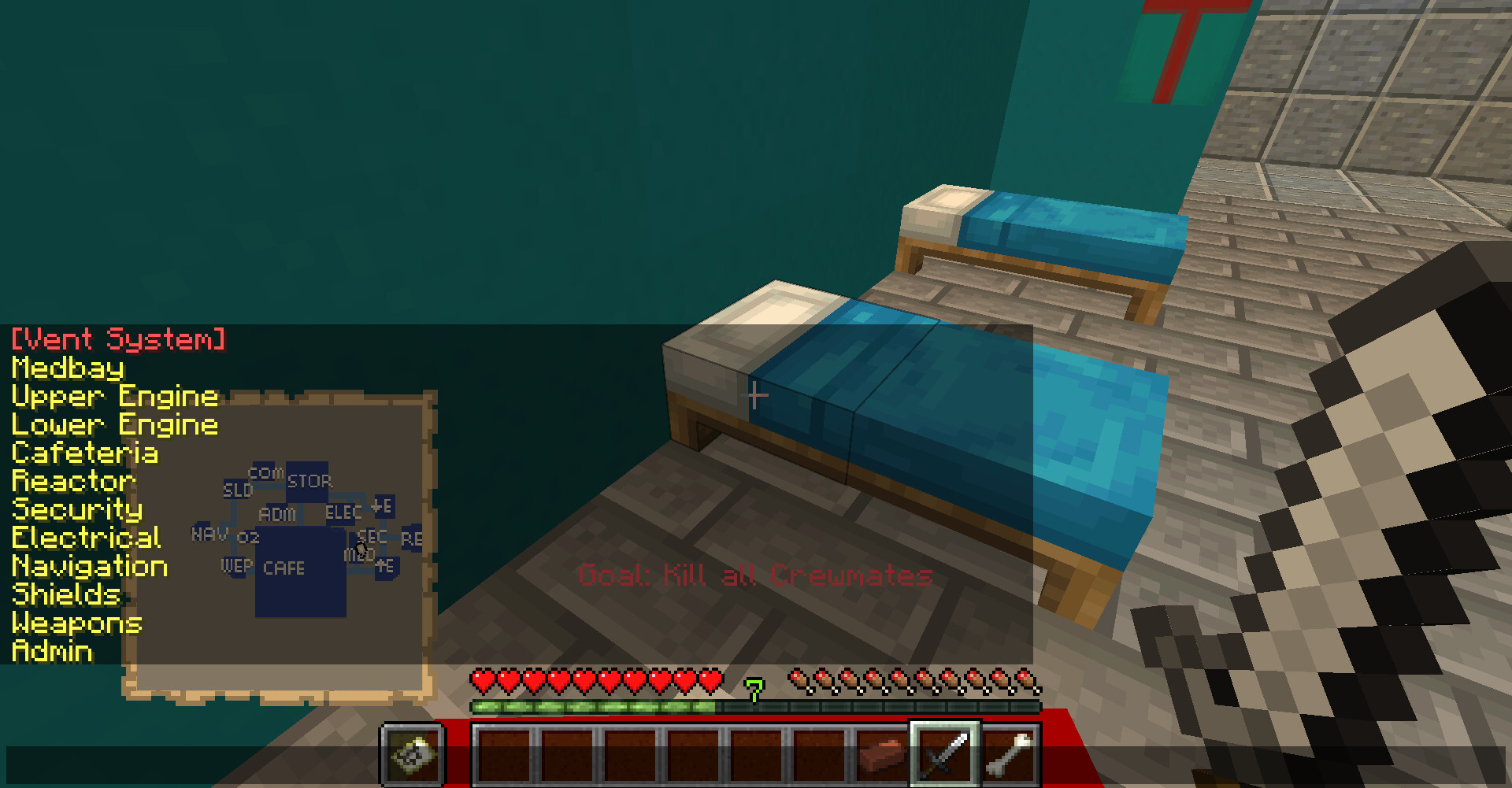 Sus-Craft: a Fully Functional "Among Us" Recreation (UP TO 8 PLAYERS ...