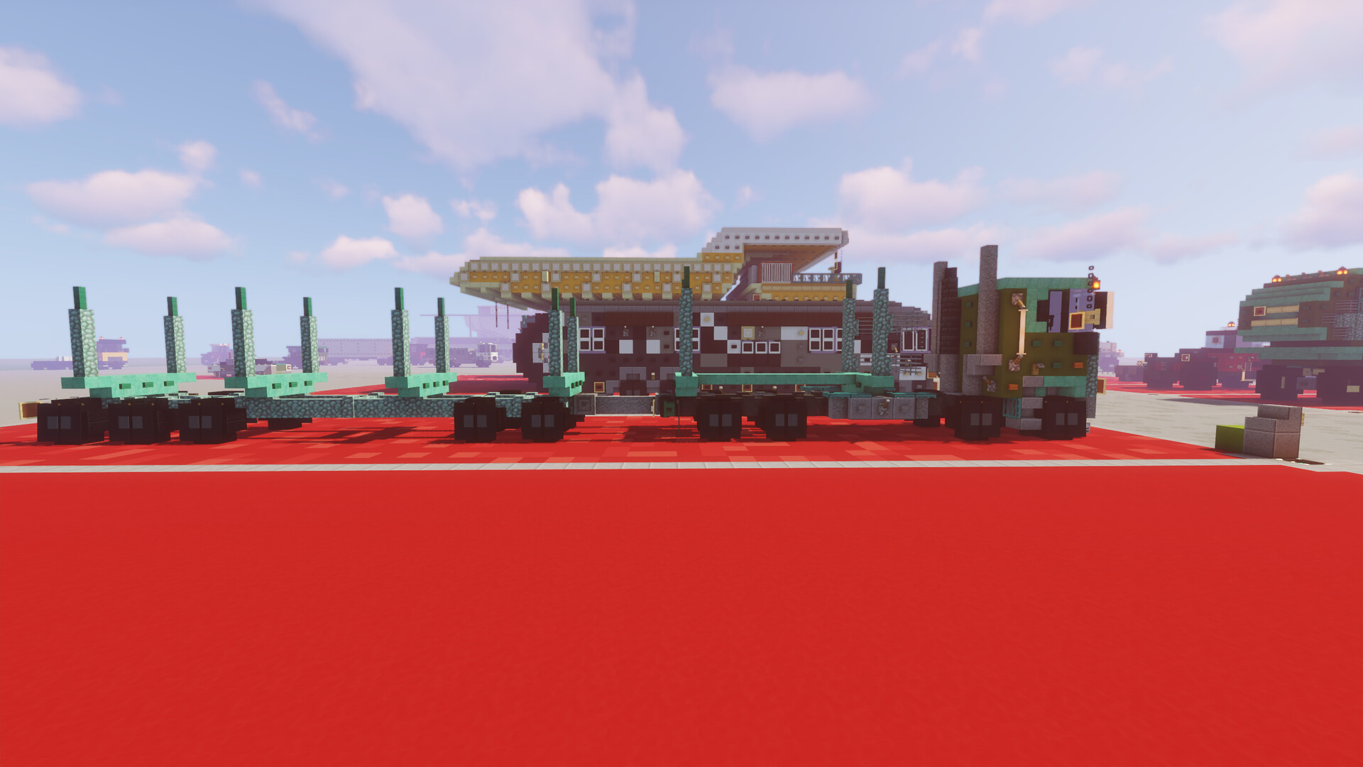 Kenworth K200 8X4+logging trailer Minecraft Map