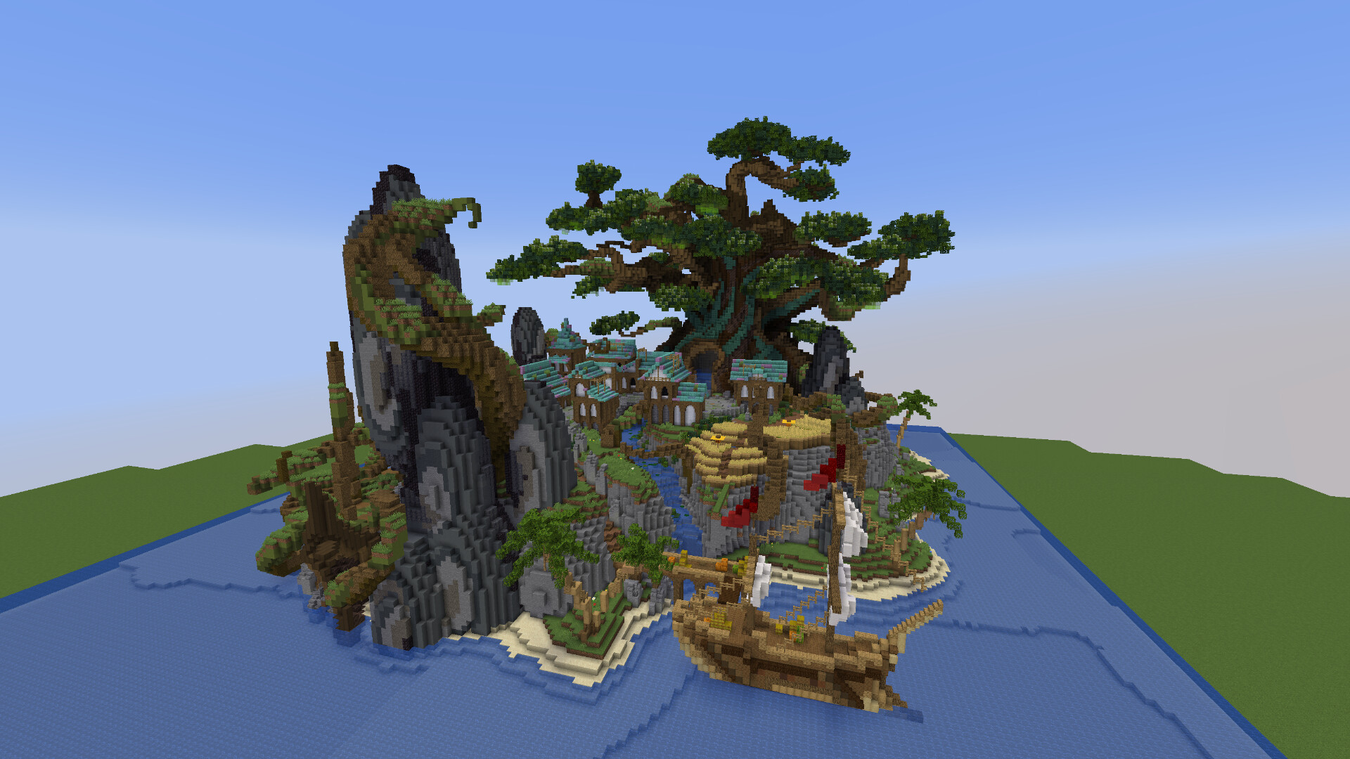 Hidden Elf Village Minecraft Map