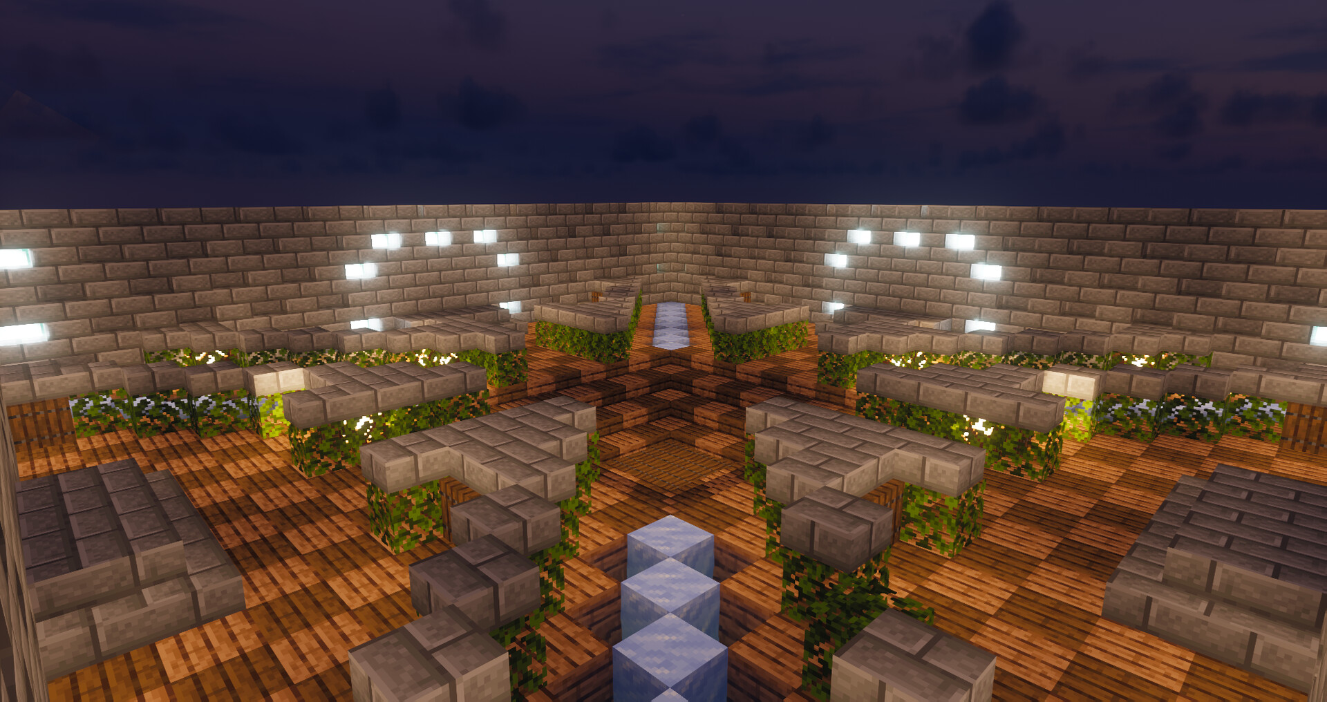 Simple Lobby Area - Brightly Lit Minecraft Map