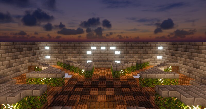 Simple Lobby Area - Brightly Lit Minecraft Map