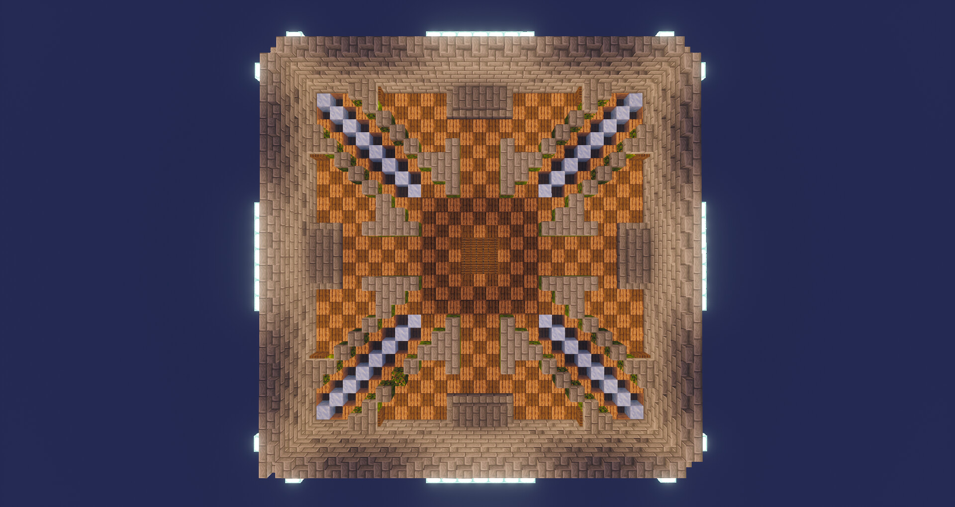 Simple Lobby Area - Brightly Lit Minecraft Map