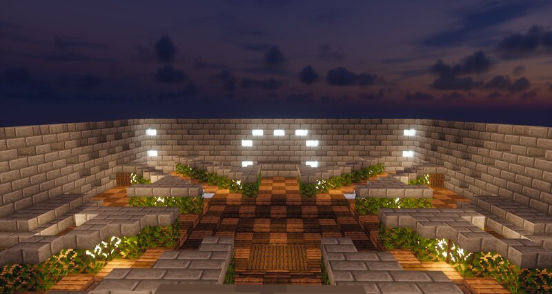 Simple Lobby Area - Brightly Lit Minecraft Map
