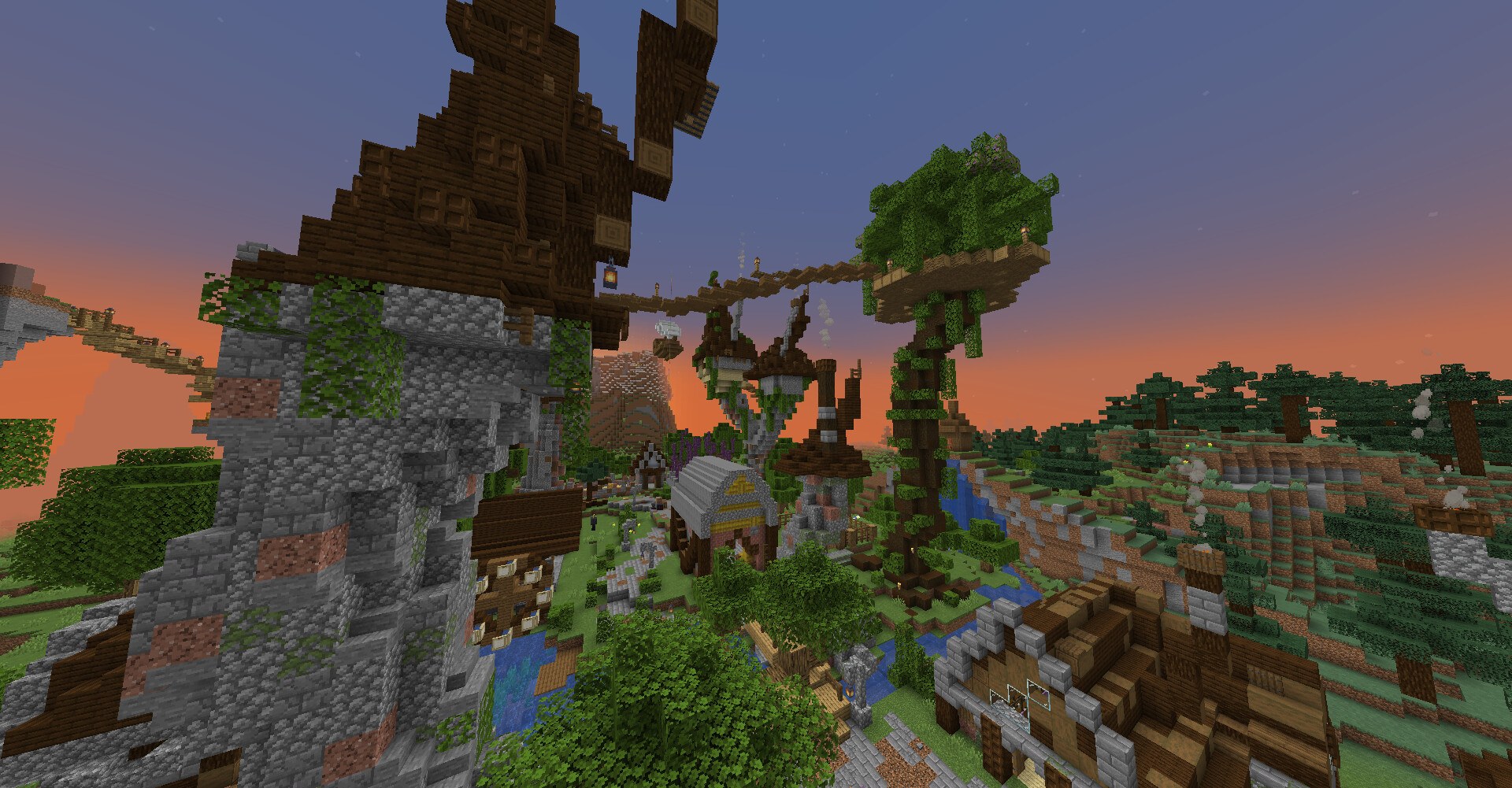 Magical Wizard Fantasy Village | Unvoided Minecraft Map