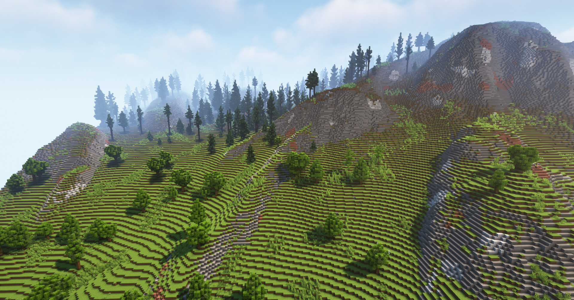 Taiga & Plains Minecraft Map