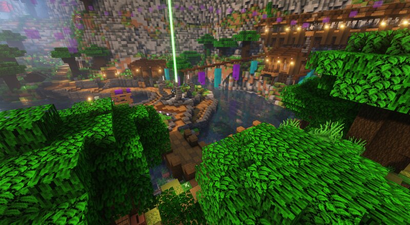 Grotto SMP Server Spawn Minecraft Map