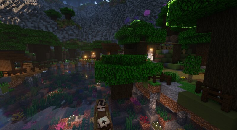Grotto SMP Server Spawn Minecraft Map