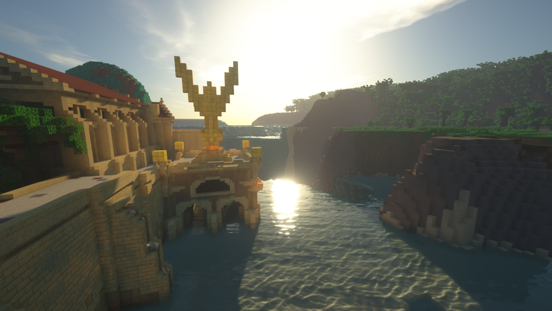 Waterfall City (Java edition!) Minecraft Map