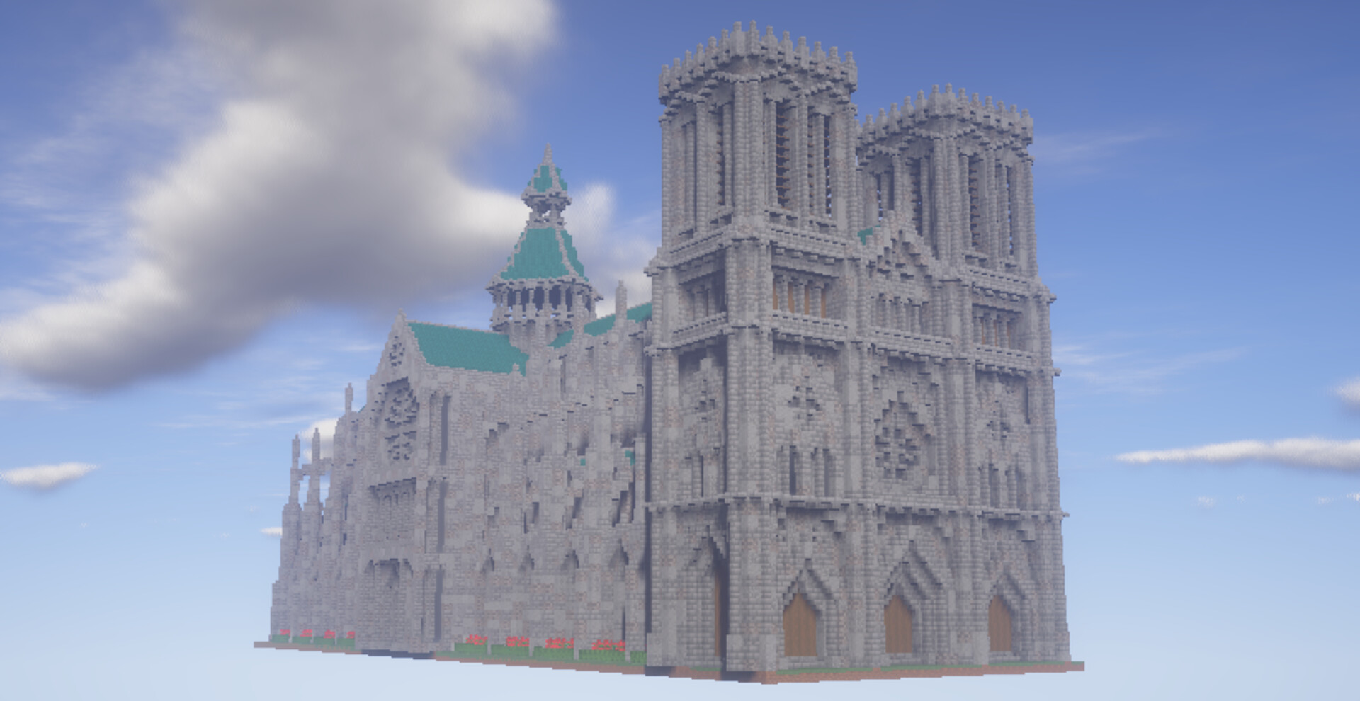 A Minecraft Big Medieval Cathedral map (DOWNLOAD) Minecraft Map