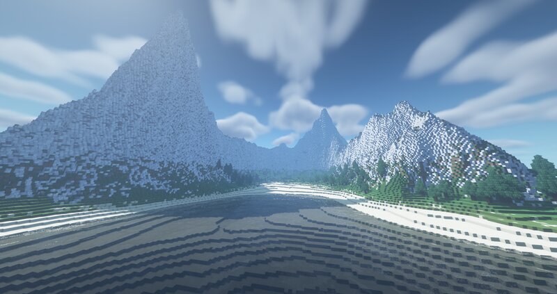 Simple Mountainous Cove Island | 2k x 2k | [1.18] Minecraft Map