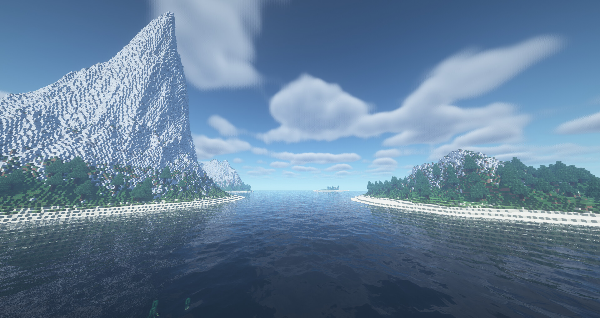 Simple Mountainous Cove Island | 2k x 2k | [1.18] Minecraft Map