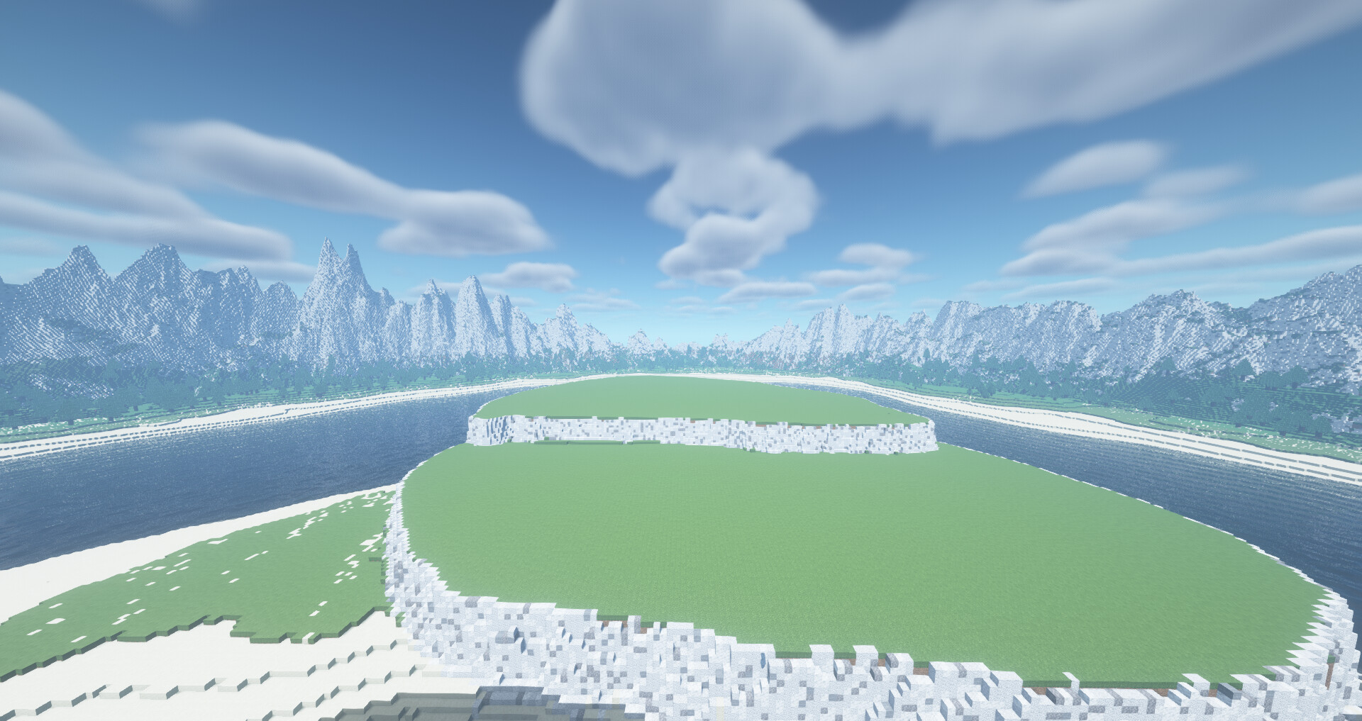 Simple Mountainous Cove Island | 2k x 2k | [1.18] Minecraft Map