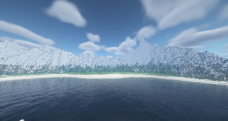 Simple Mountainous Cove Island | 2k x 2k | [1.18] Minecraft Map