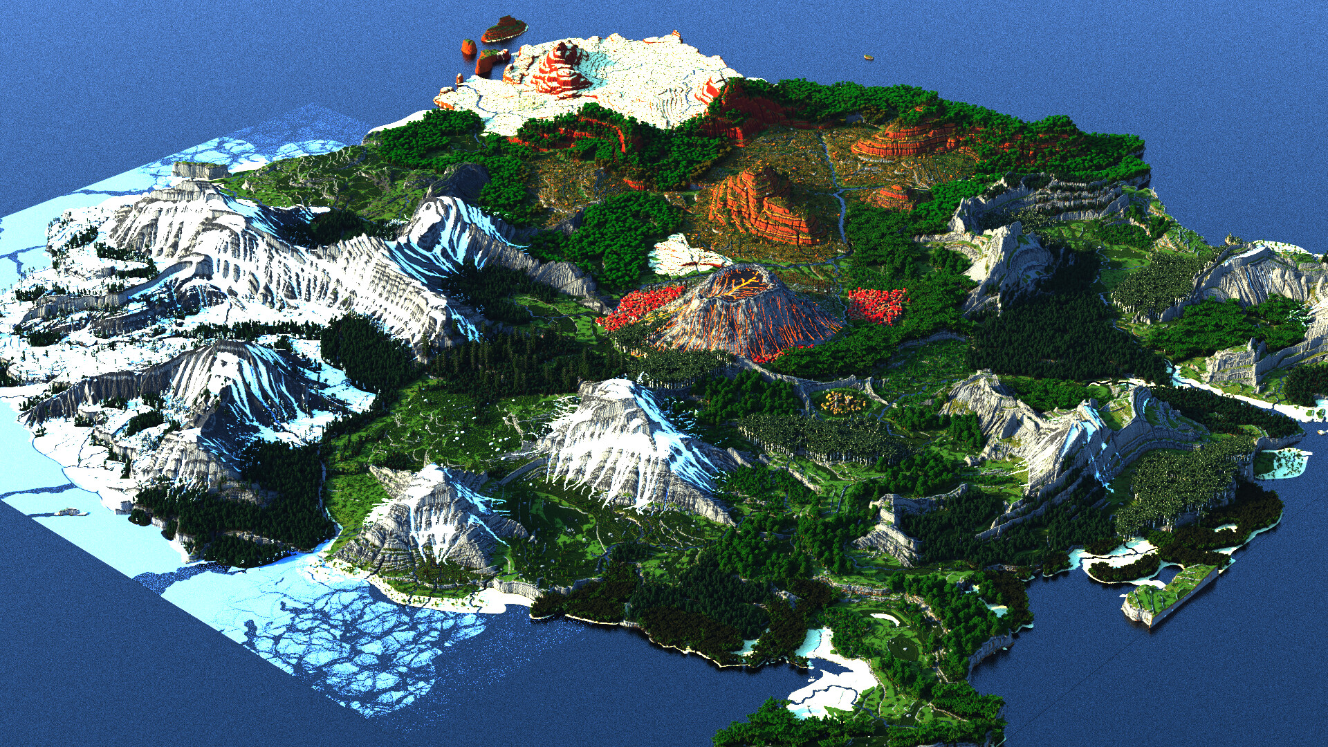 Craliua - 1.19+, 4k, Structures, Multibiome, Dark Oak Forests - Custom ...