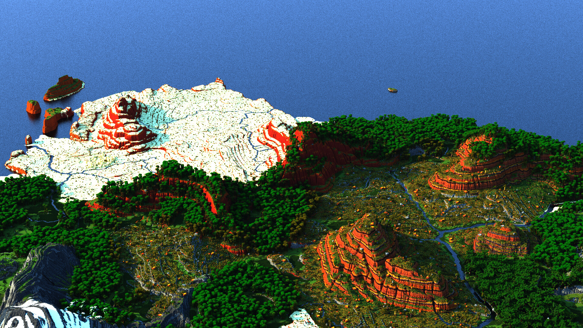 Craliua - 1.19+, 4k, Structures, Multibiome, Dark Oak Forests - Custom ...