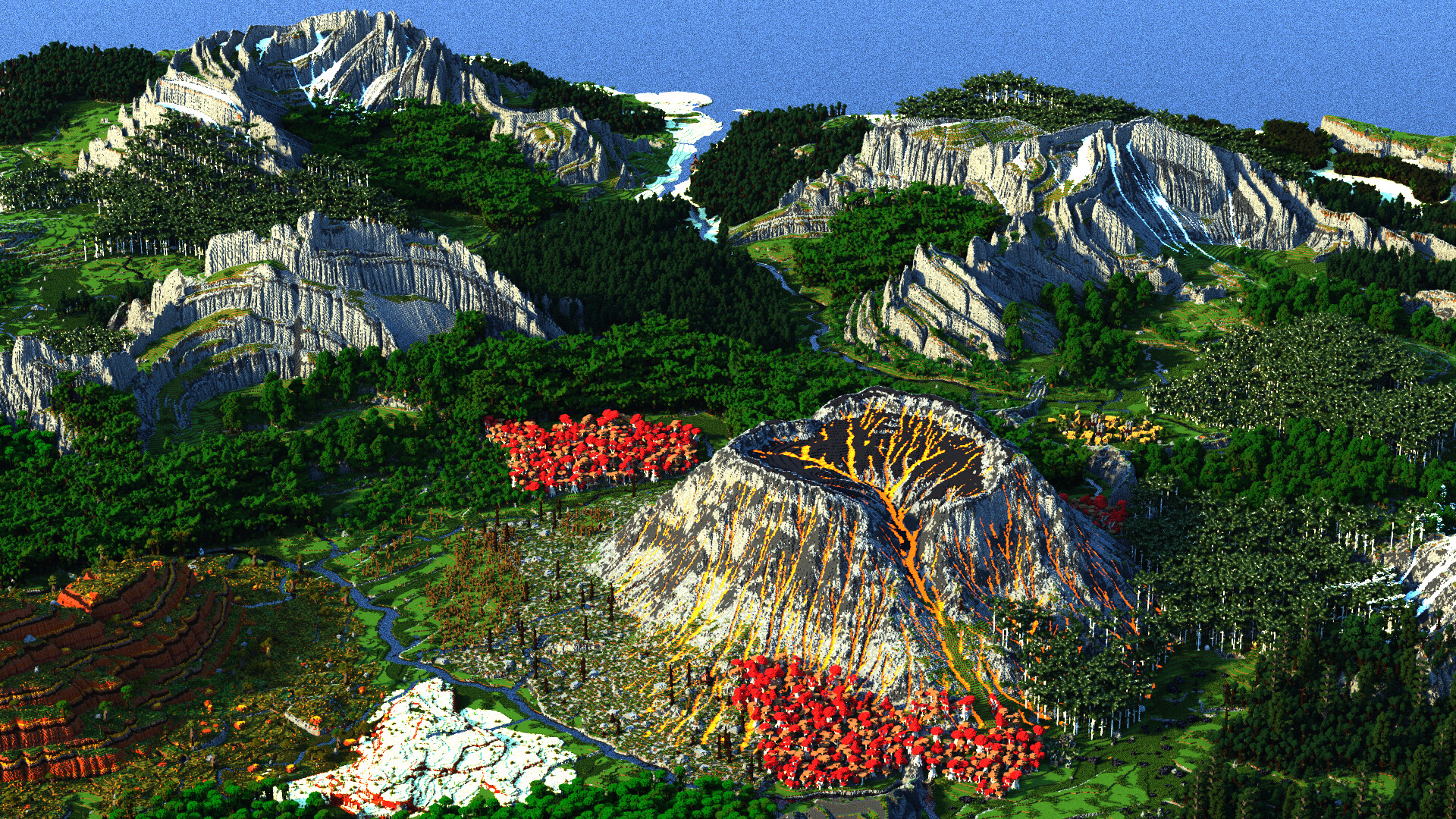 Craliua - 1.19+, 4k, Structures, Multibiome, Dark Oak Forests - Custom ...