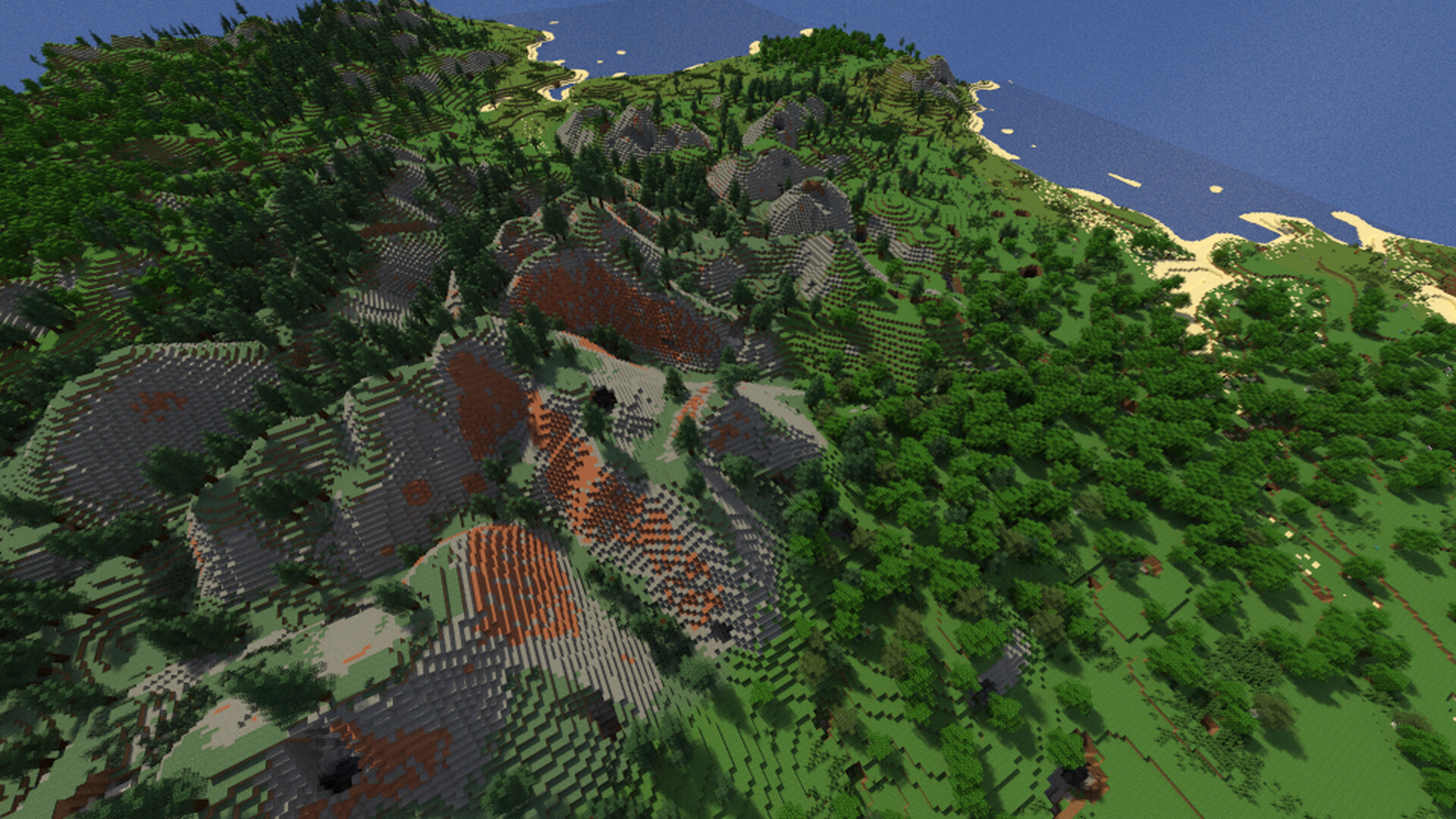 [NOW 1.19.2] 14k by 14k survival map of British Isles Minecraft Map