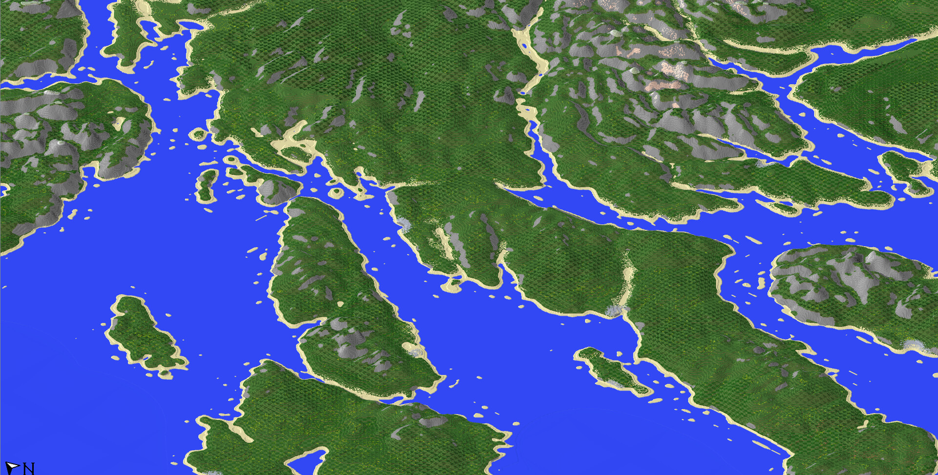 [NOW 1.19.2] 14k by 14k survival map of British Isles Minecraft Map