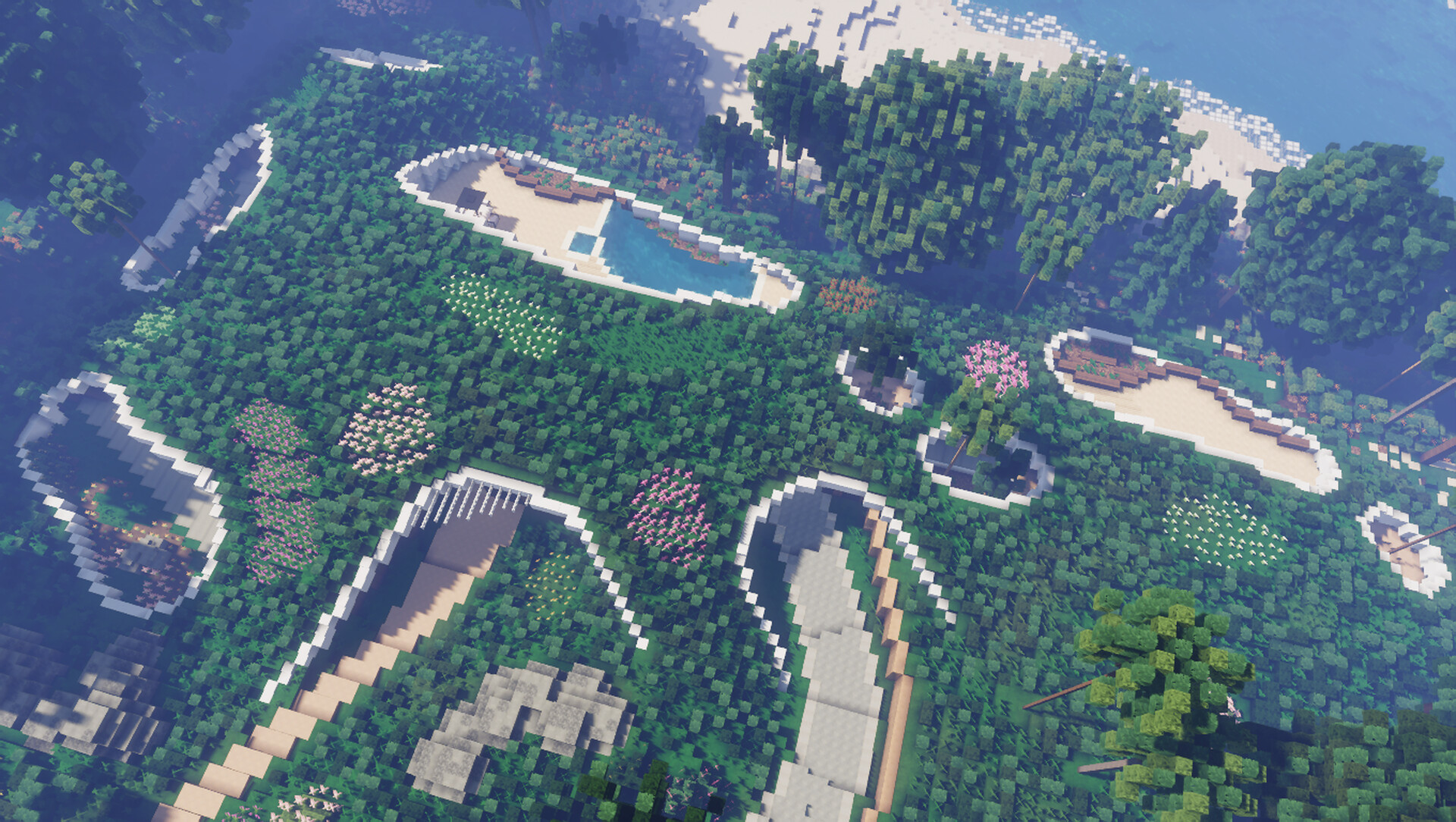 Modern Organic House Minecraft Map