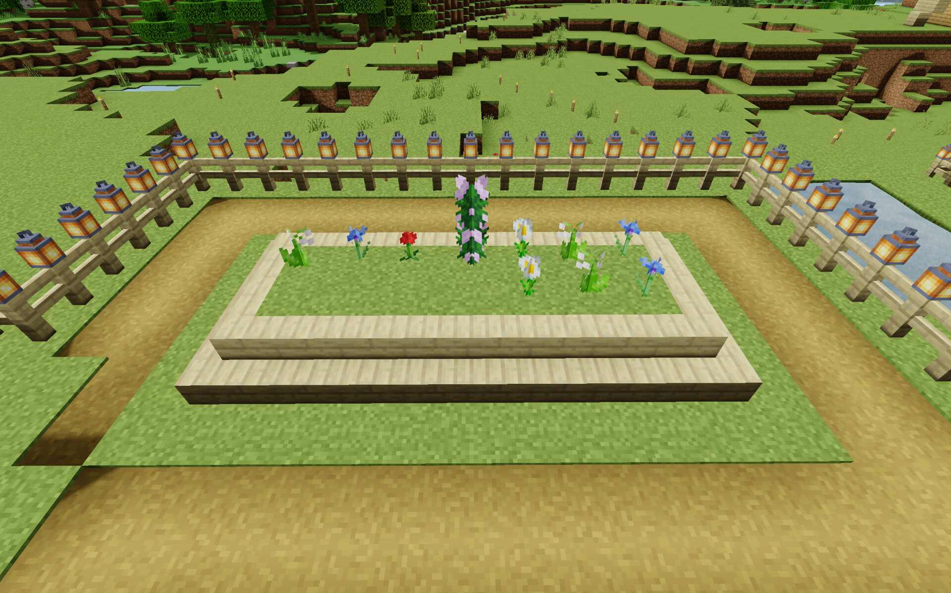 A world with lots of buildings Bedrock Edition Minecraft Map