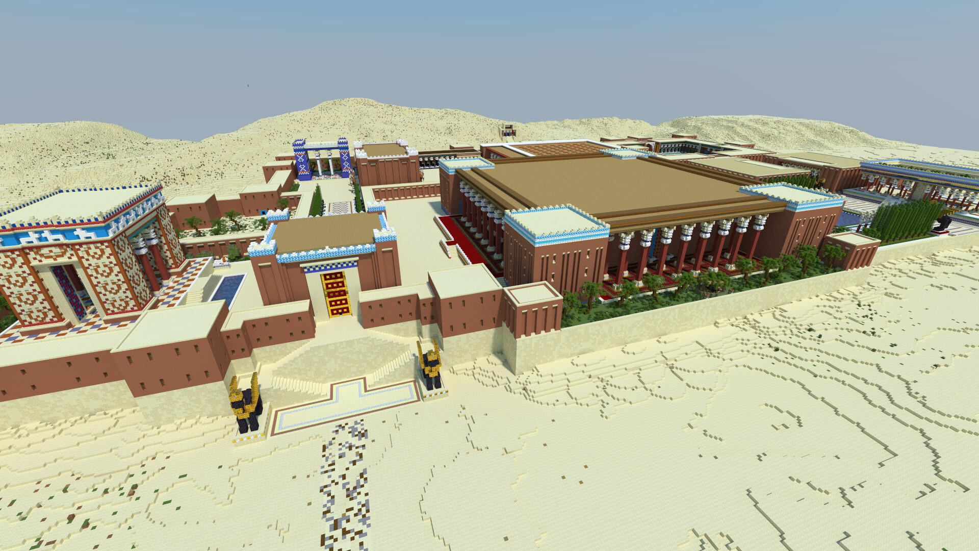 Persepolis Palace / Capital of the Persian Empire Minecraft Map