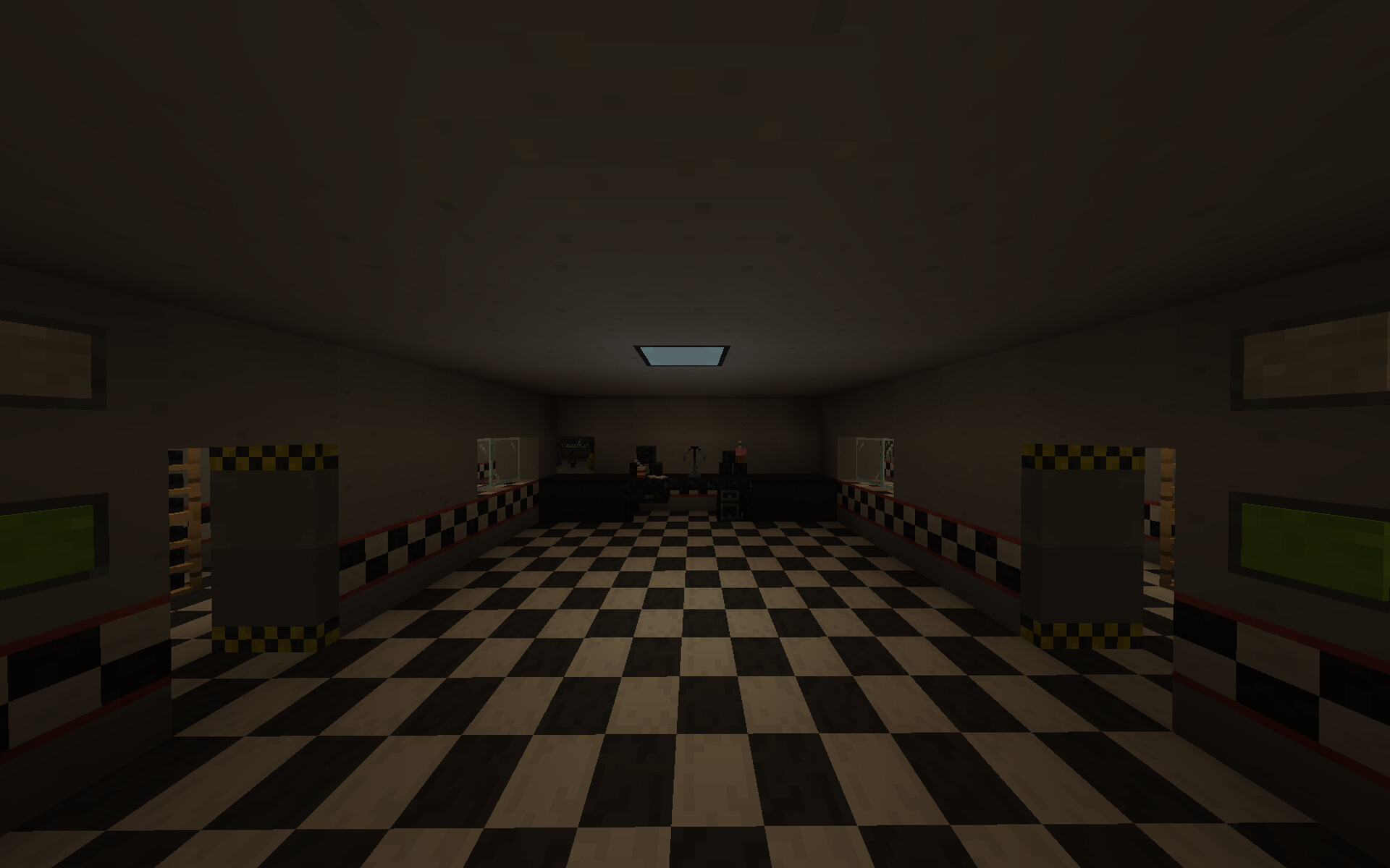 FNaF Characters Heads + FNaF 1,2 map Minecraft Map