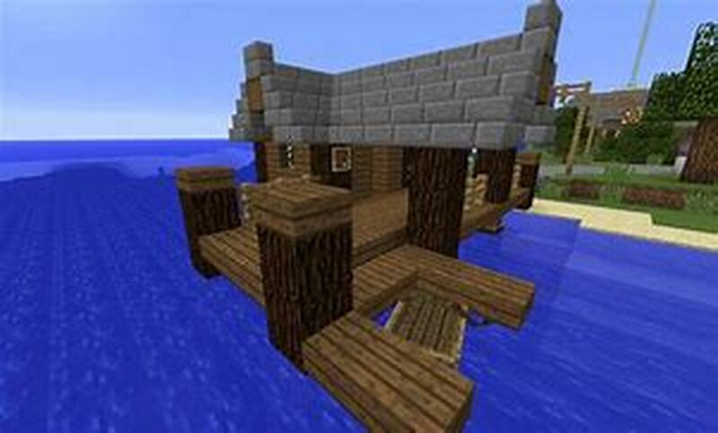 hut near the sea Minecraft Map