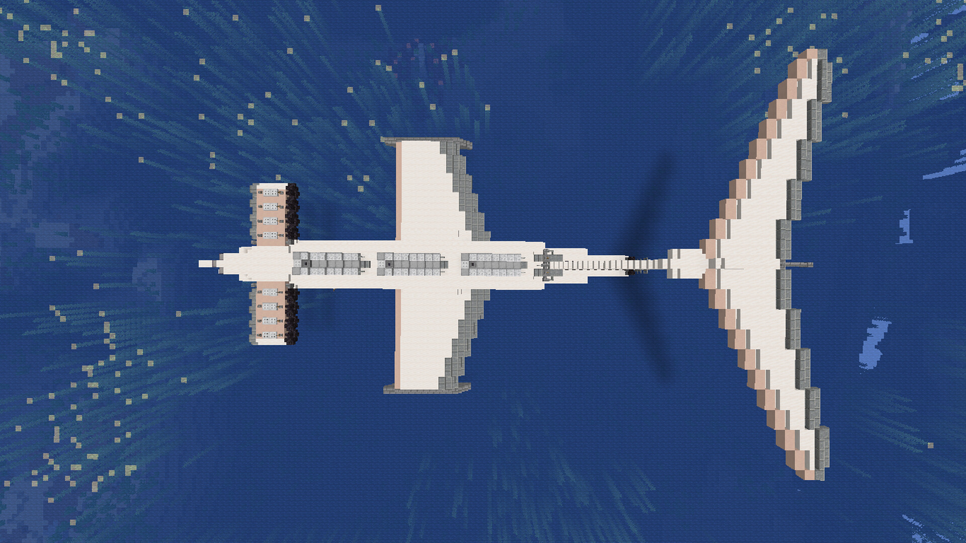 LUN-Class ekranoplan Minecraft Map