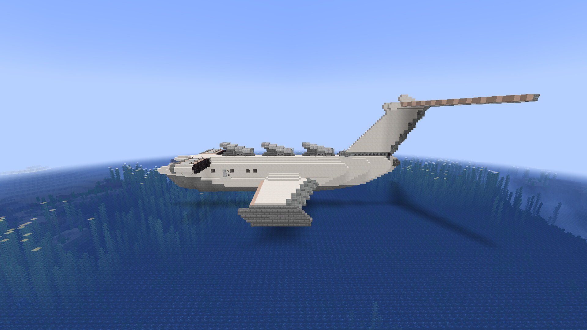 LUN-Class ekranoplan Minecraft Map