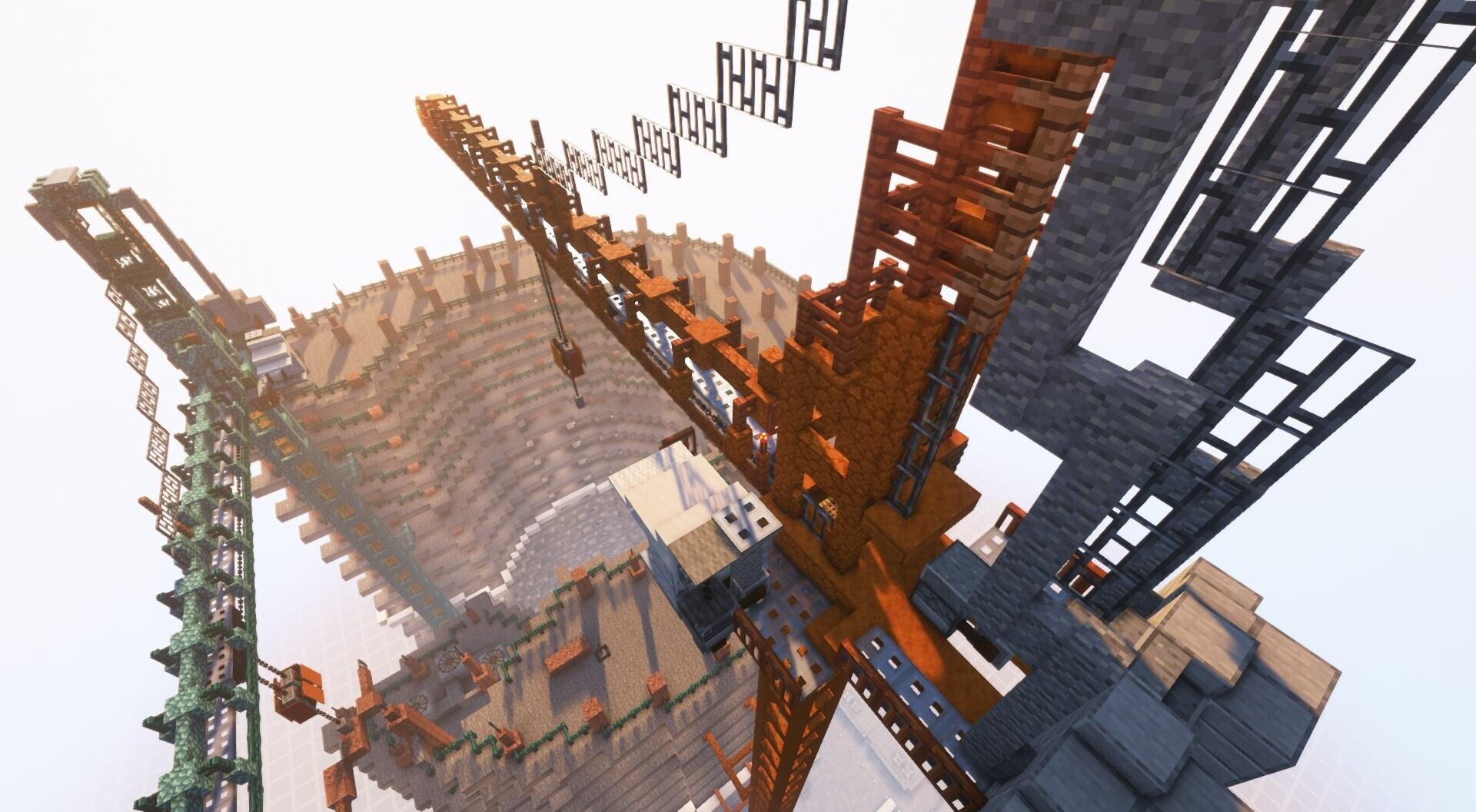 Skyscraper under construction Minecraft Map