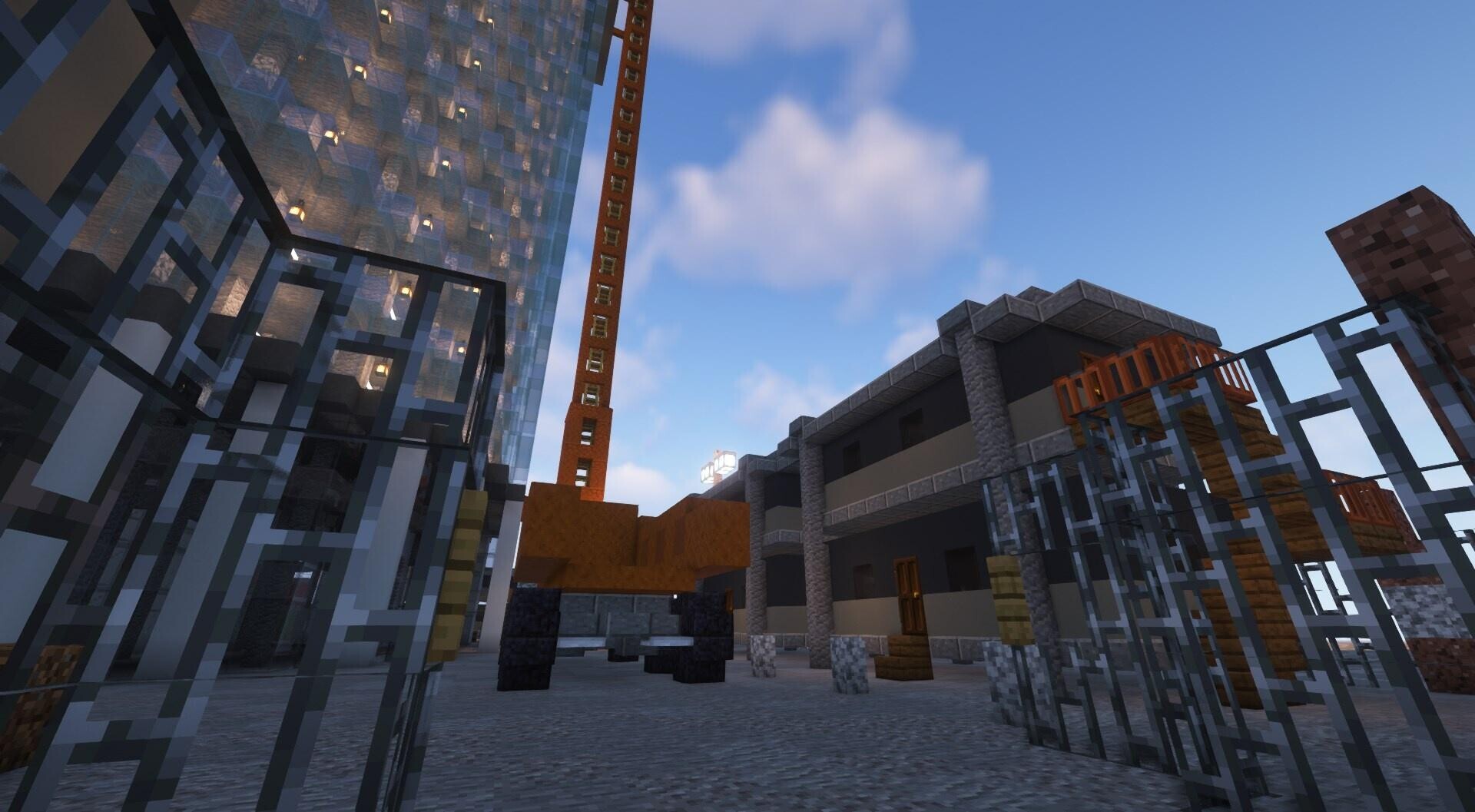 Skyscraper under construction Minecraft Map
