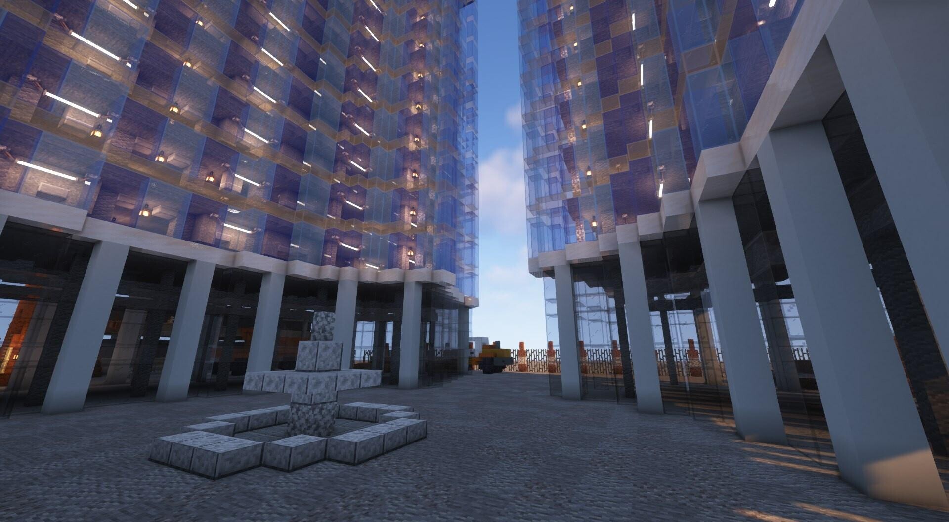 Skyscraper under construction Minecraft Map