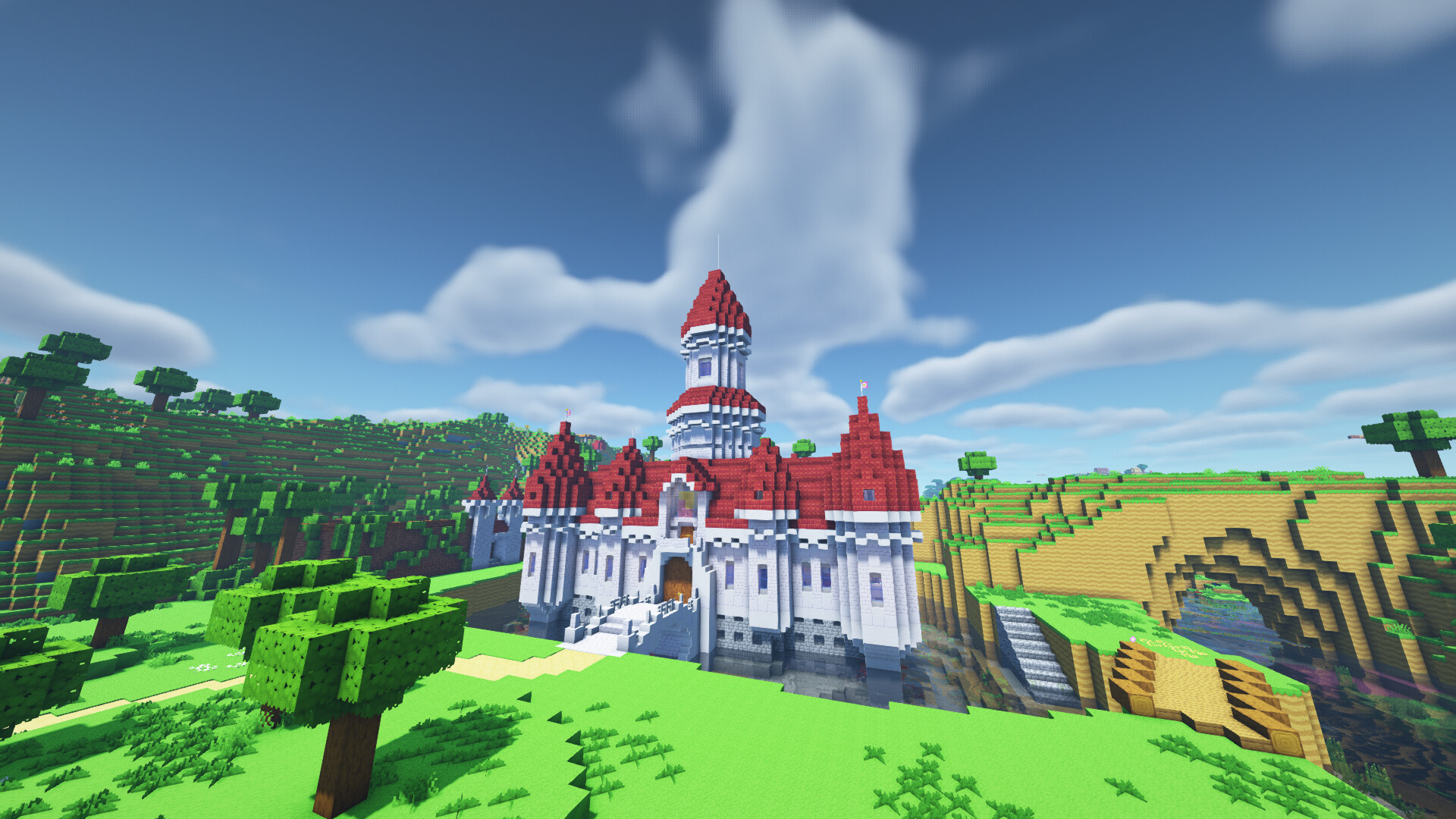 Super Block Kingdom (A Modded Super Mario Map) Minecraft Map